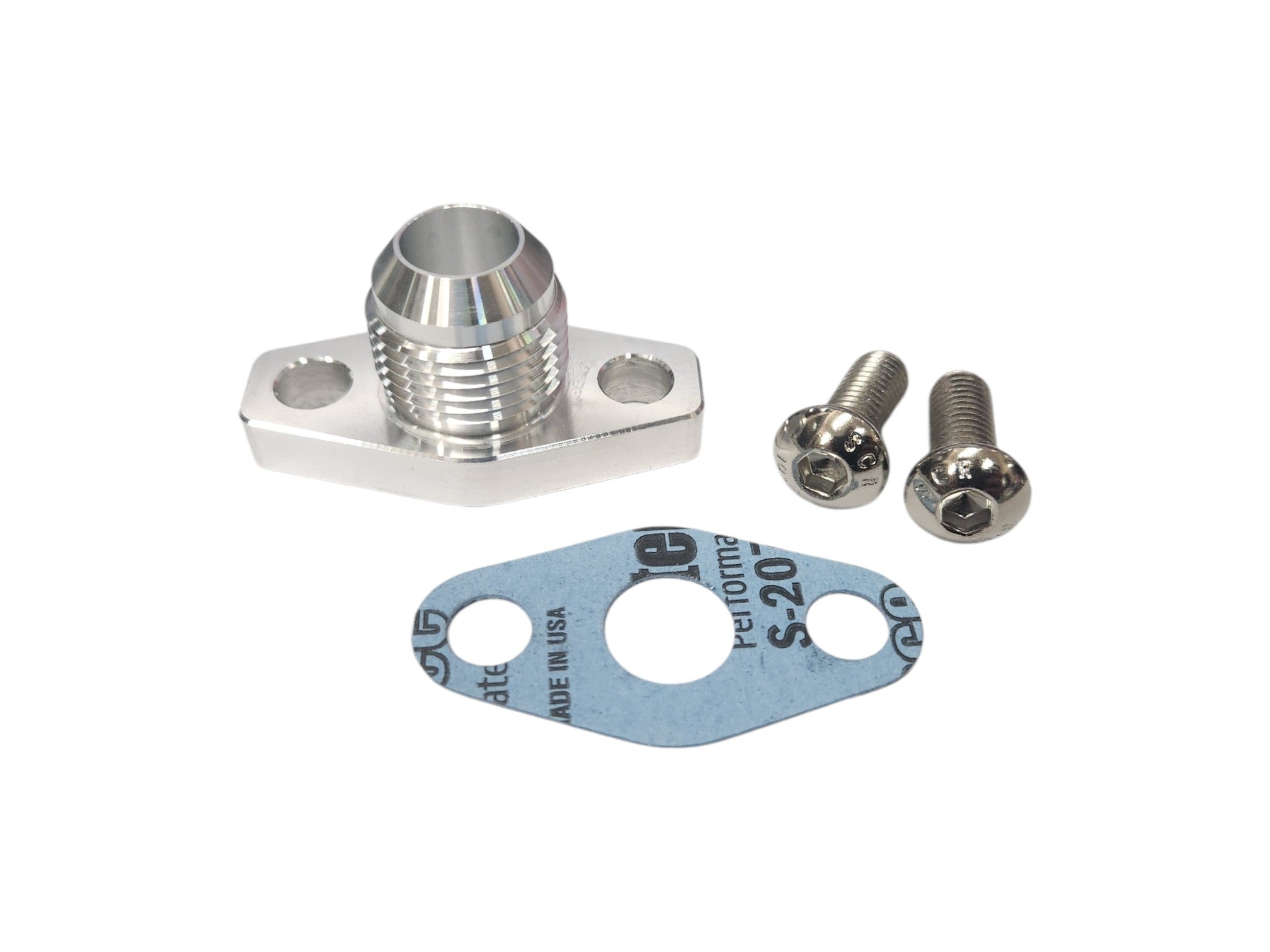 Pulsar Turbo Systems Oil Drain Flange Kits for PTX PTG Small Frame Tur ...